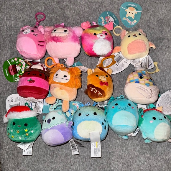 Squishmallows | Accessories | Squishmallow Clip Bundle | Poshmark
